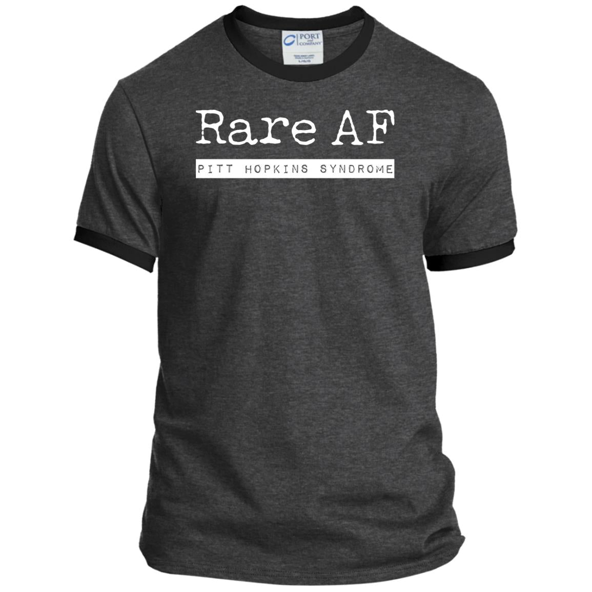 Rare AF Unisex Ringer Tee – RareiTees for a Cure
